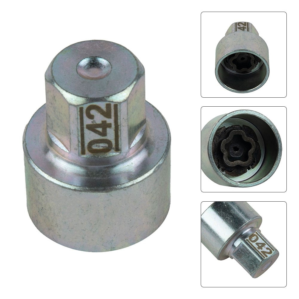 Rooha Tire Wheel Lock Anti-Theft Screw Lug Nut Bolt#42 Removal Key Socket For Bmw F12 Excellent ...