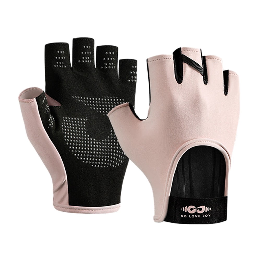 Rooha Workout Gloves Half Finger Gloves Gym Weight Lifting Shorty ...