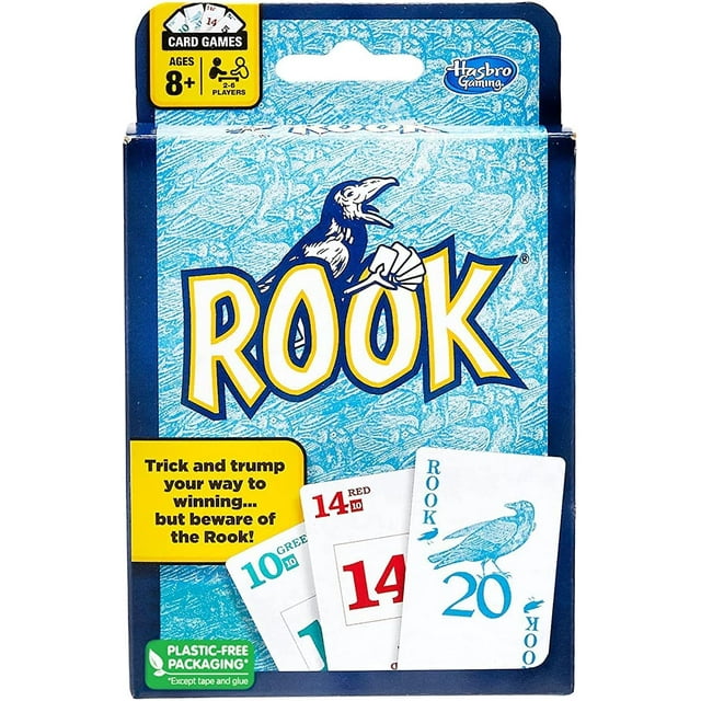 Rook Card Game Classic Family Fun High Quality Fast Paced Hasbro ...