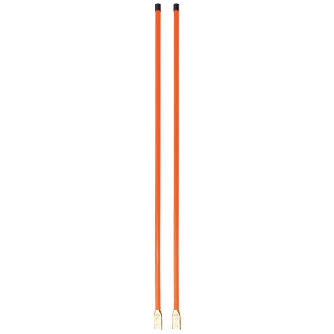 Rookie Poles Heavy-Duty Orange .75 Inch x 48 Inch - 2 Pack - Walmart.com