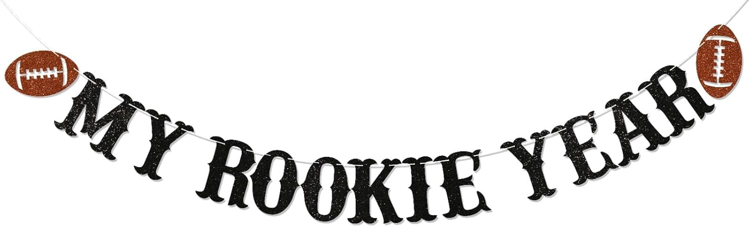 My Rookie Year Banner - Rookie of the Year Football Banner, Football ...