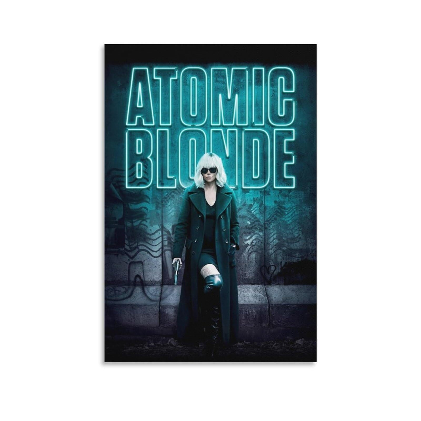 Room Aesthetic Poster Classic Movie Atomic Blonde Movie Posters Cool Artwork Wall Art Home Decor ...