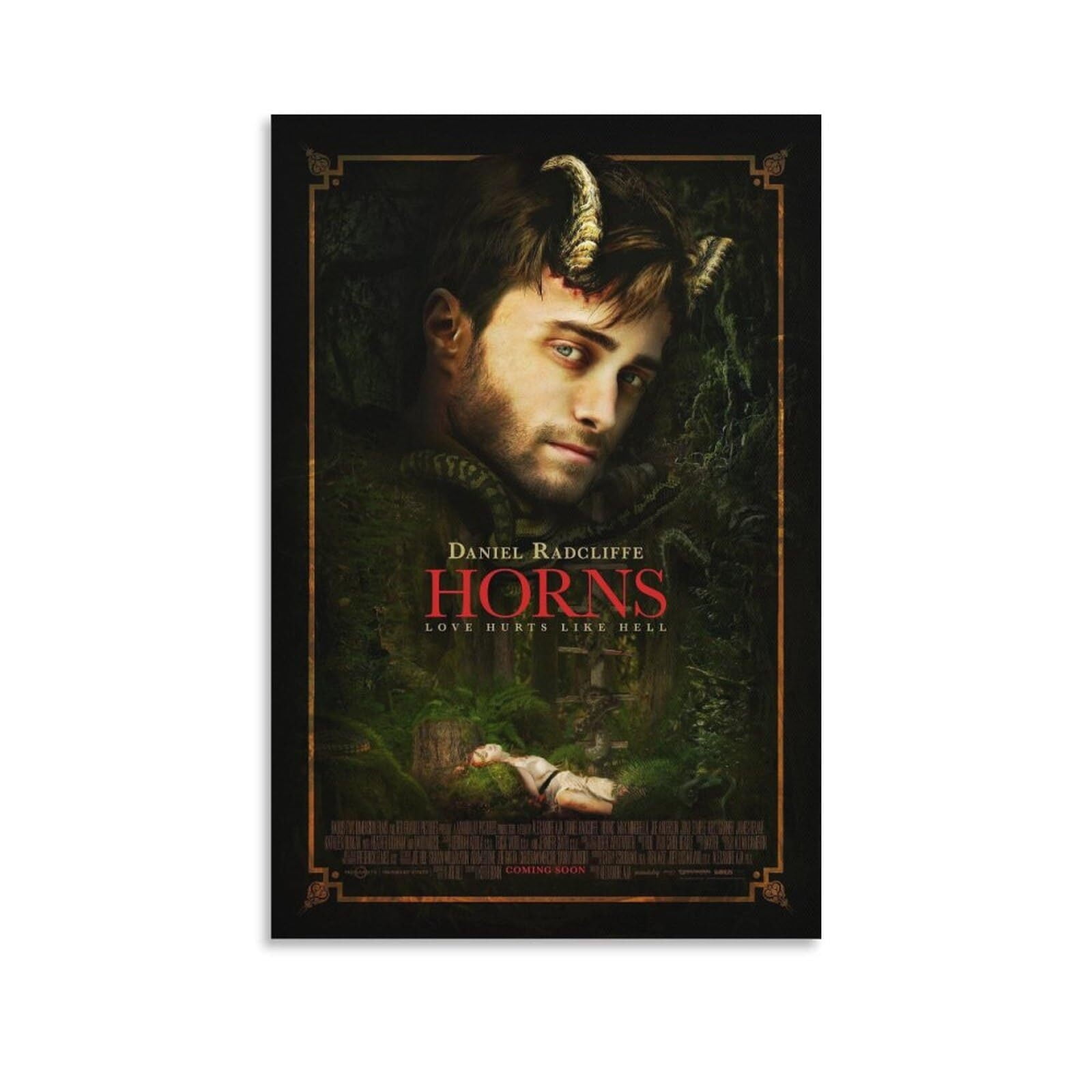 Room Aesthetic Poster Classic Movie Horns Movie Posters Cool Artwork Wall Art Home Decor Gift ...