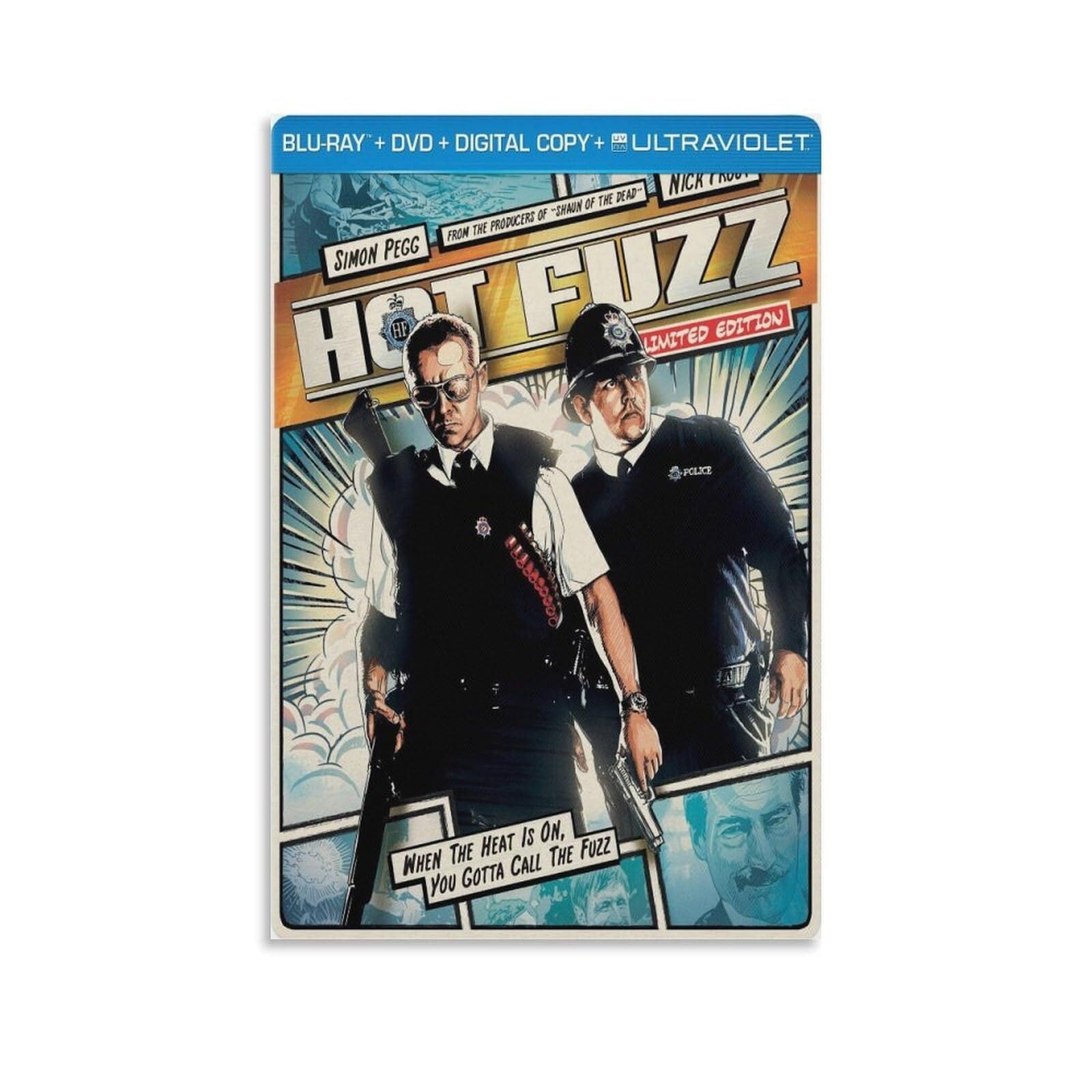 Room Aesthetic Poster Classic Movie Hot Fuzz Movie Posters Cool Artwork ...