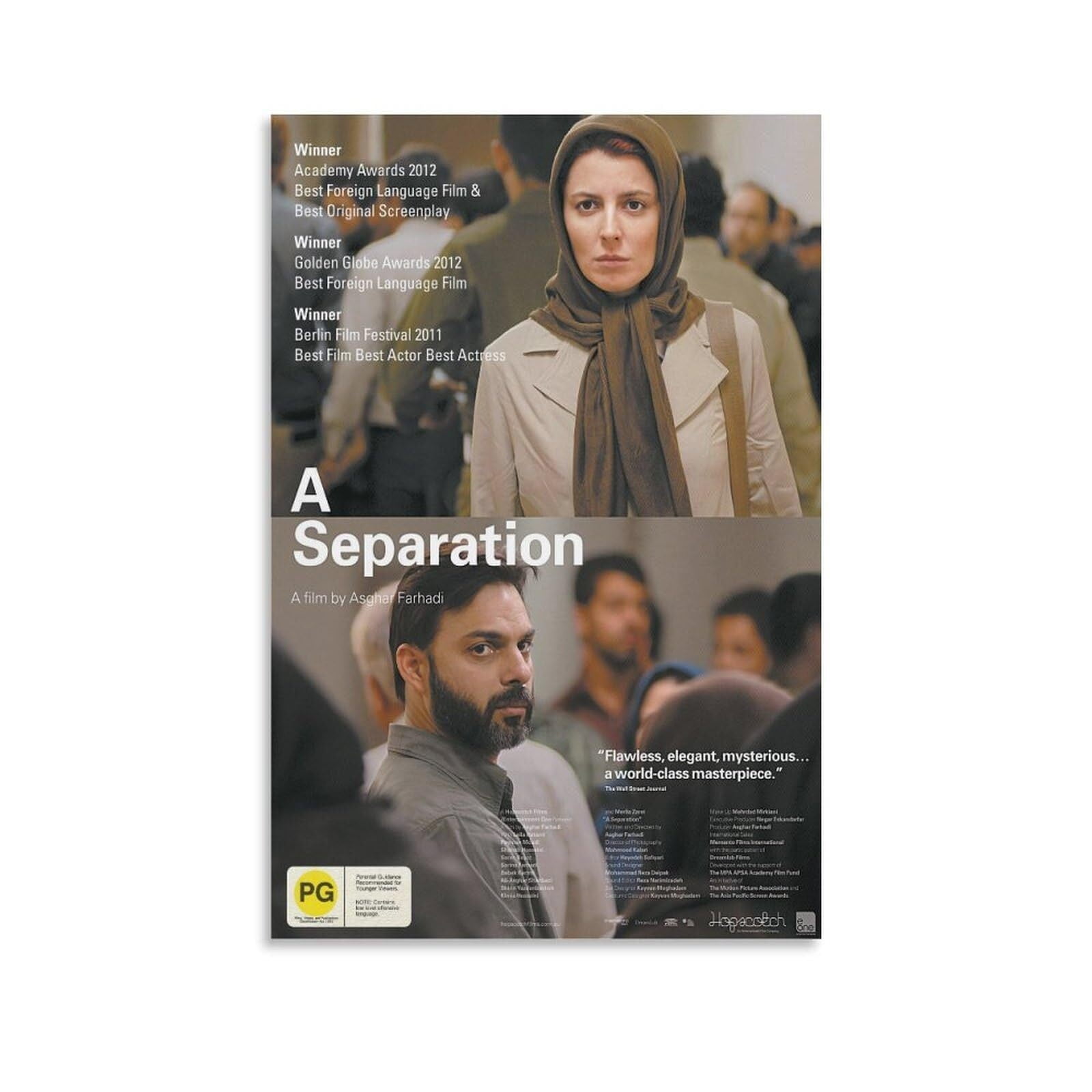 Room Aesthetic Poster Classic Movie A SEPARATION Movie Posters Cool ...