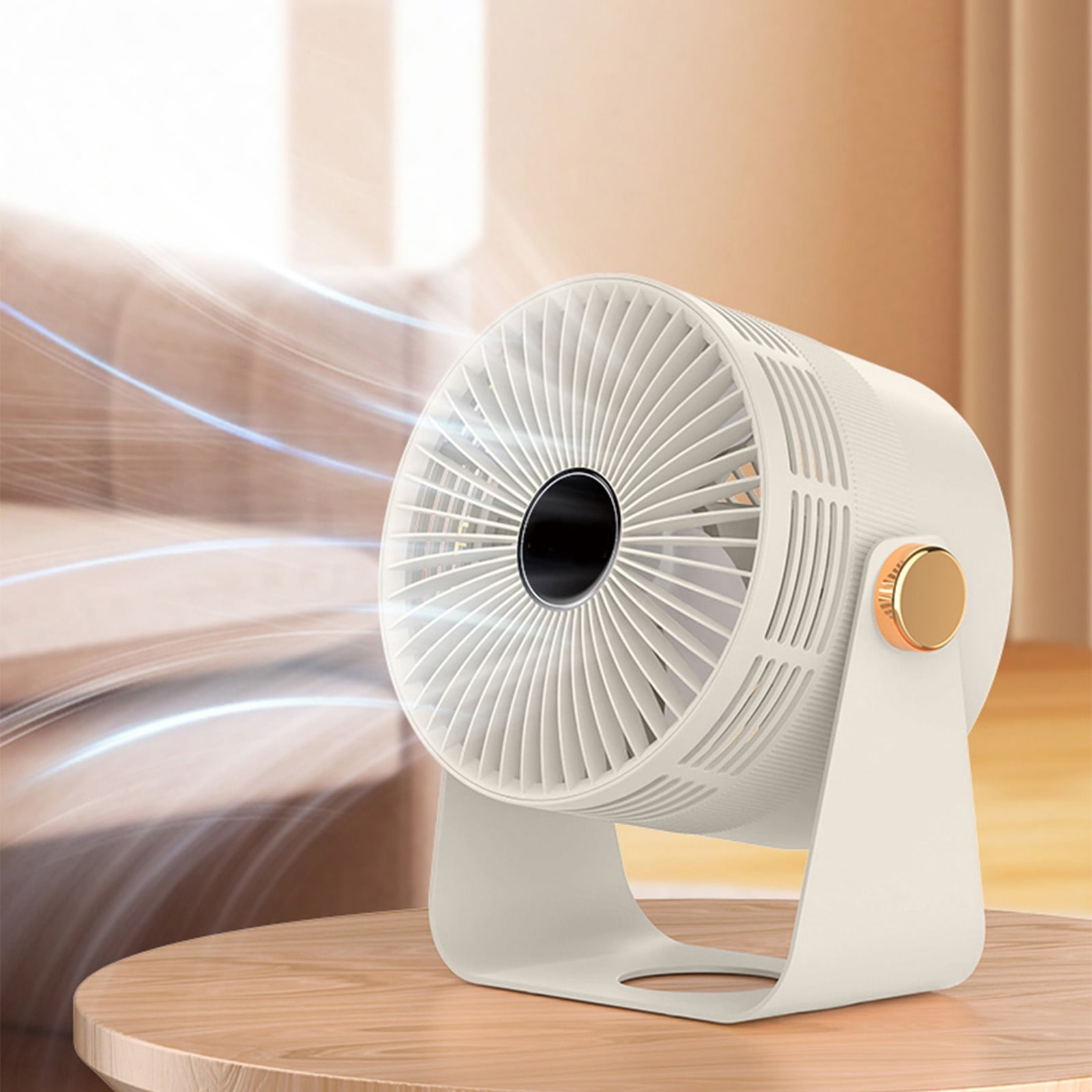 Bksdlh Home Bedroom Table Wind Fan, 16ft Strong Airflow, 90 Degree Tilt ...