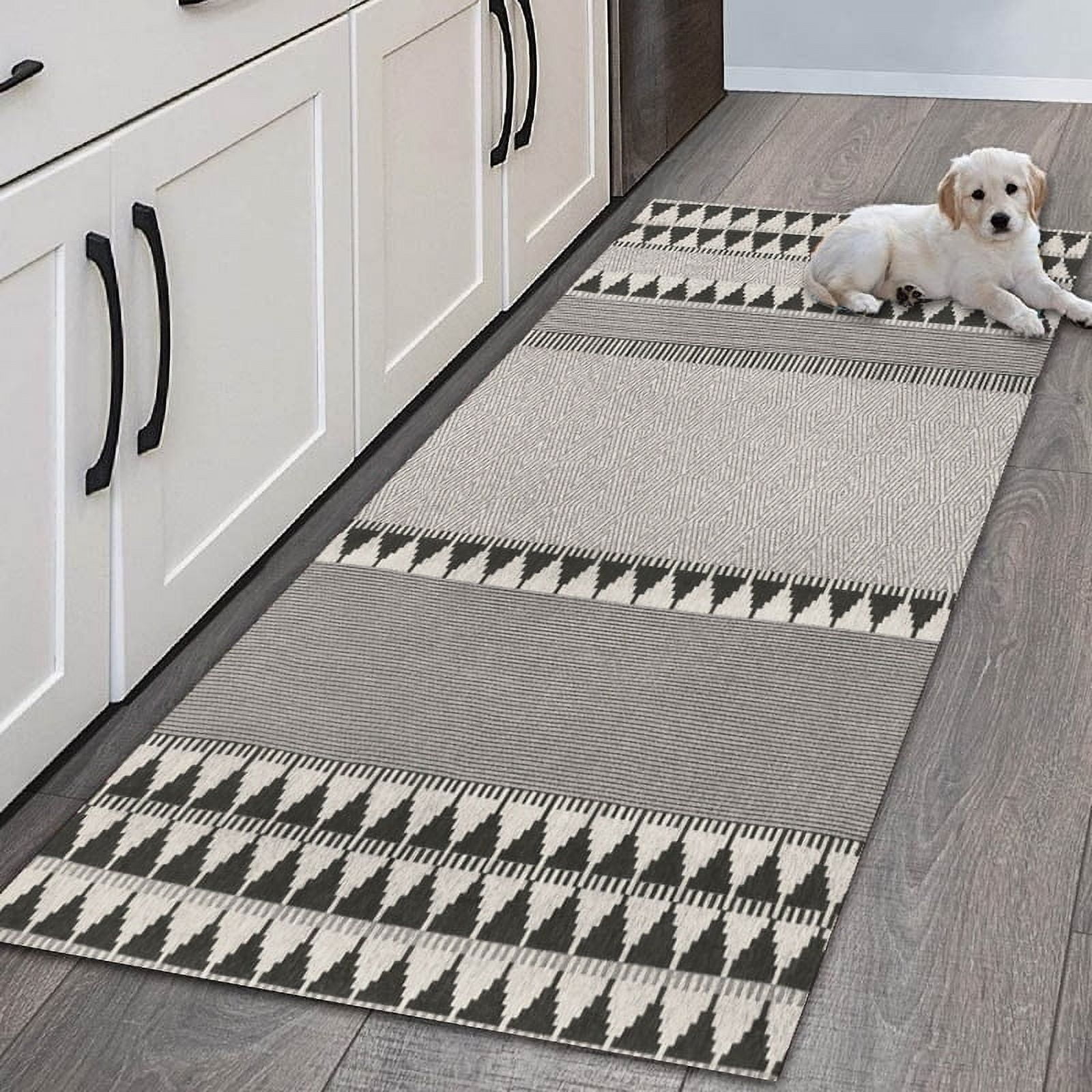 Room Carpet Simple Geometry Print Kitchen Rug Nordic Rug Kitchen Mats ...