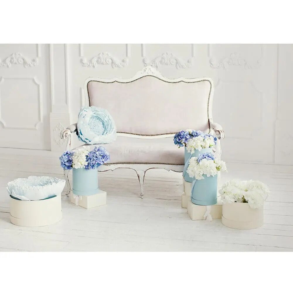 Room Chair Flowers Background For Baby Shower Kids Birthday Party ...