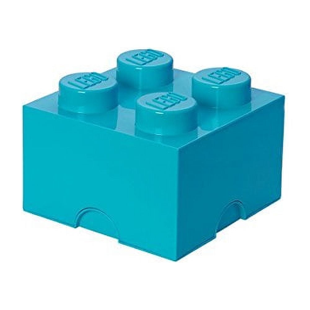 Room Copenhagen 40030643 Lego Storage Brick, 4 Knobs, Medium Azur ...