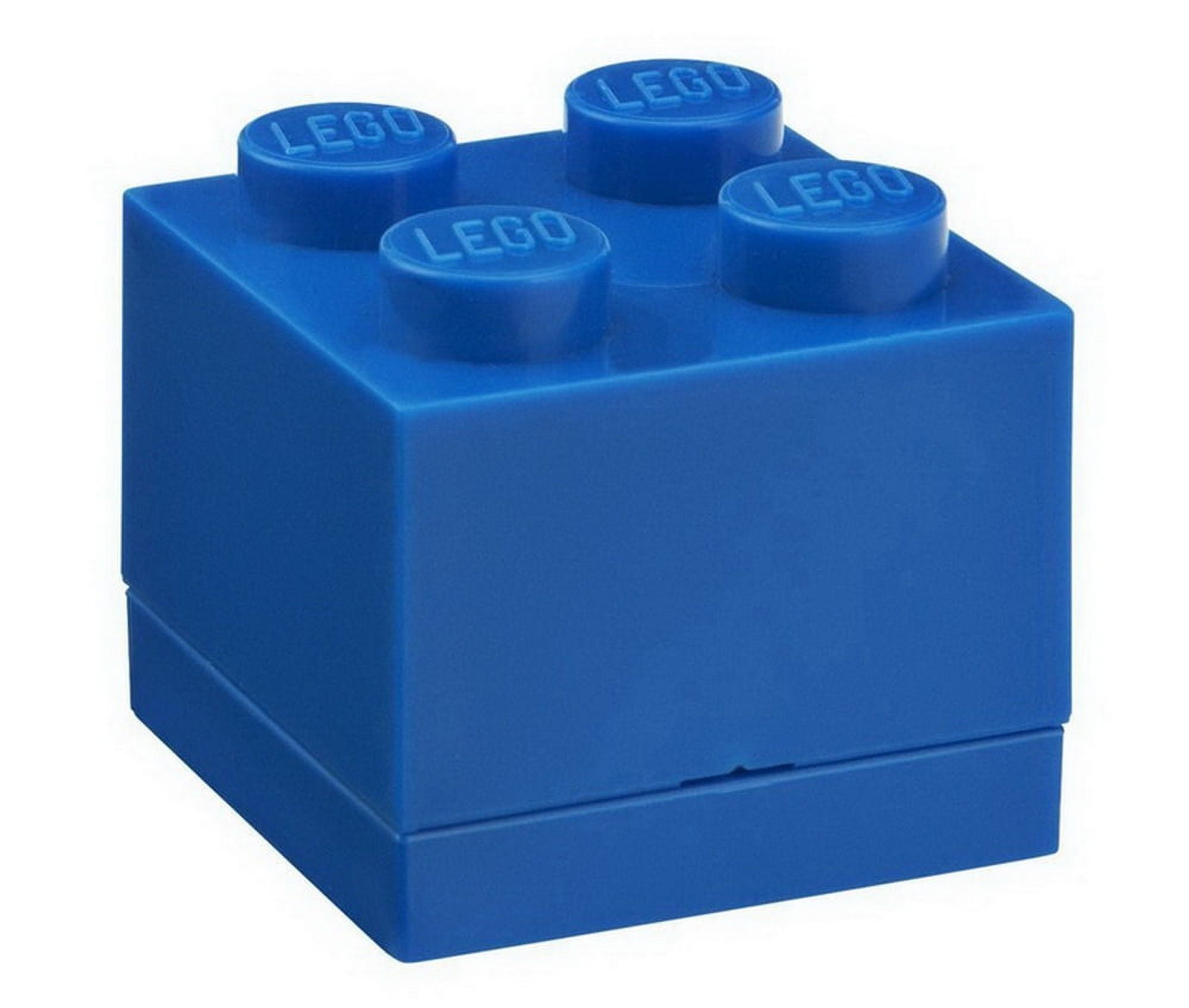 LEGO 40110631 Mini Box 4 Stud Storage Case, Bright Blue - Walmart.com