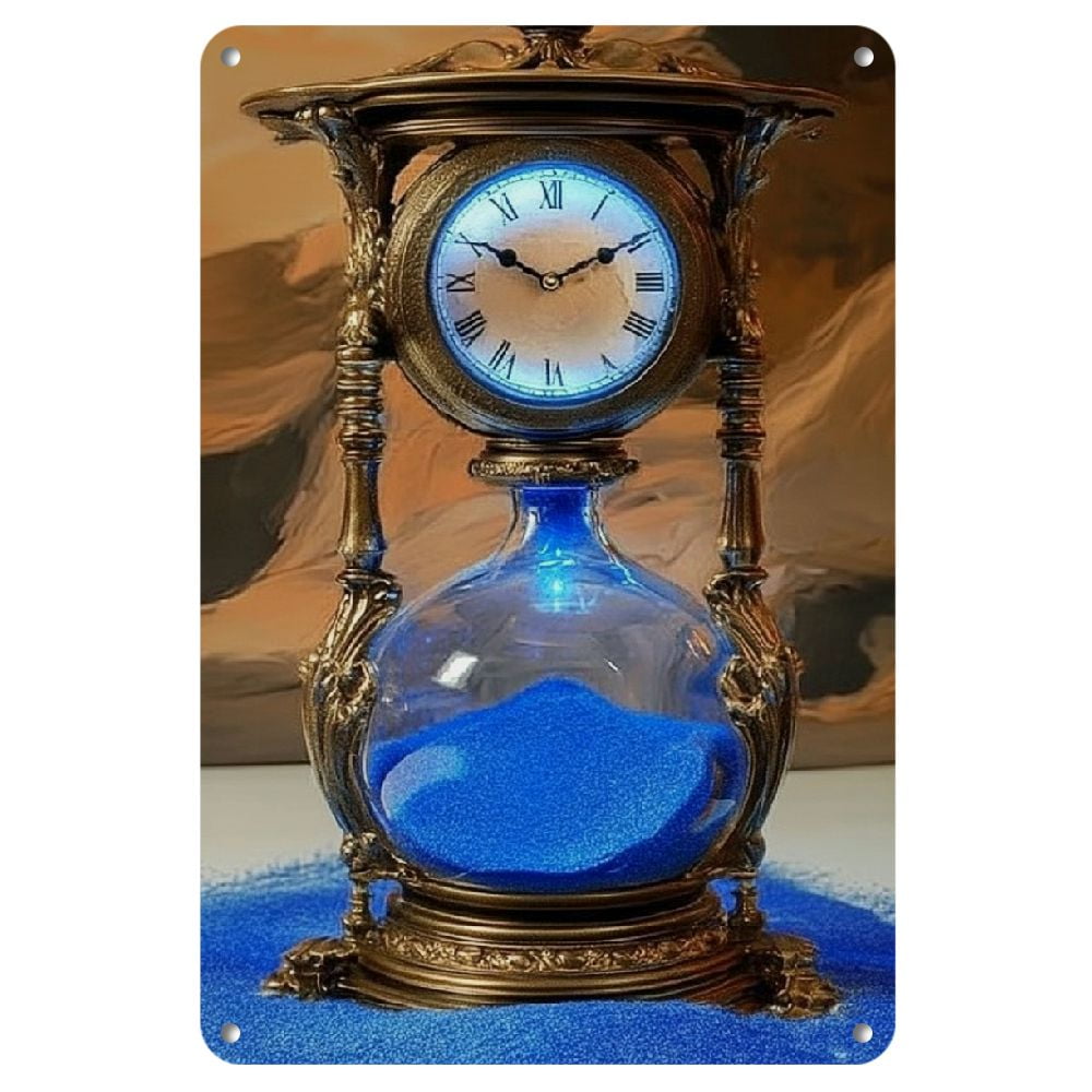 Room Decor Vintage Timer Design Aluminum Metal Sign, 8x12" / 20cm x ...