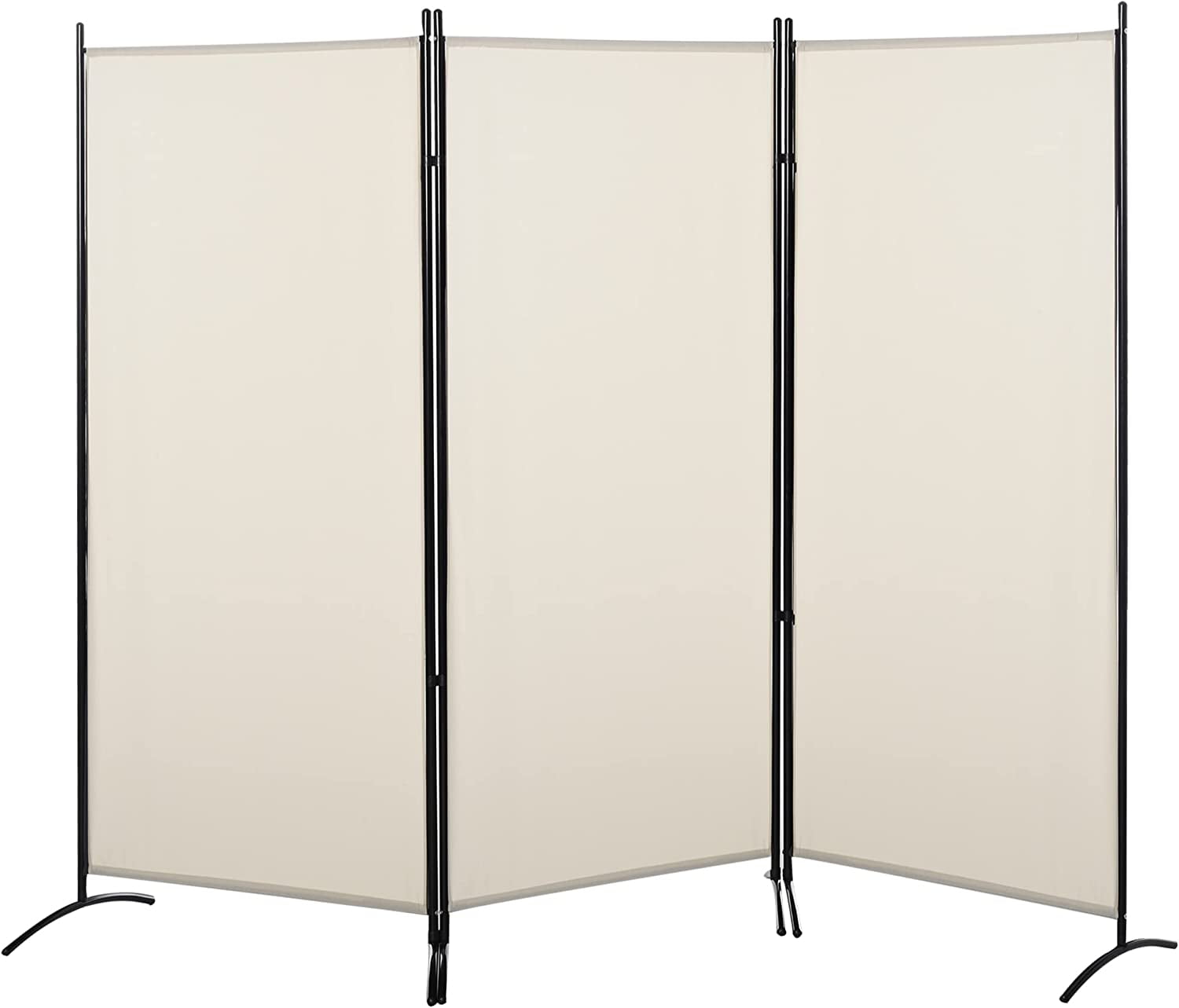 Room Divider 3 Panel Room Dividers with Fabric Panels Partition Room ...