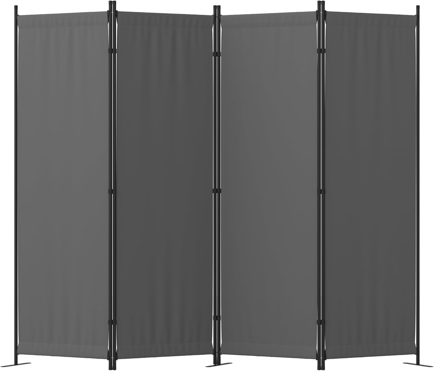 Room Divider, 4 Panel Folding Privacy Screen, 88” Portable Separating ...