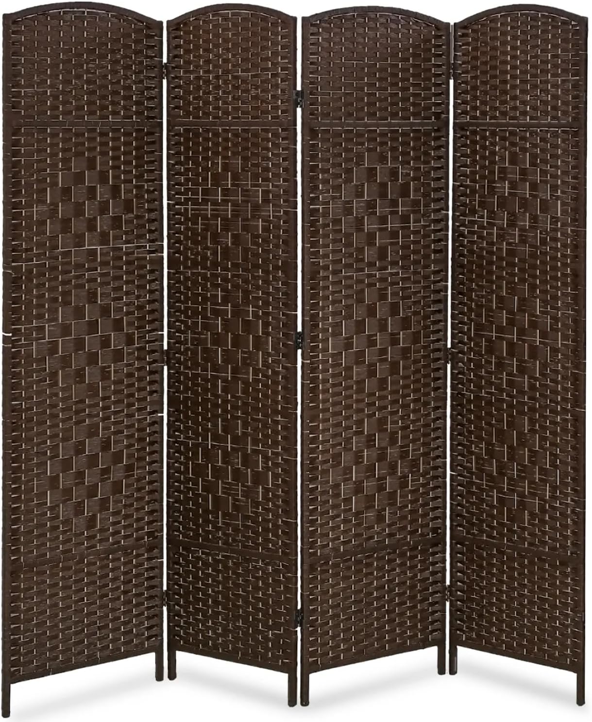 Room Divider 4 Panel Folding Screen Room Divider,Wood Privacy Screen ...