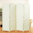 Room Divider 4 Panel Room Partition Folding Privacy Room Dividers ...