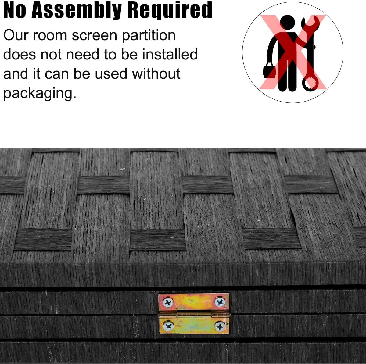 Room Divider, 4 Panel Room Dividers and Folding Privacy Screens 6FT ...