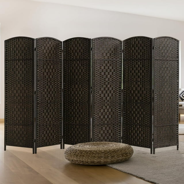 Room Divider 4 Panel Room Divider Wall 6ft Tall Divider for Room ...