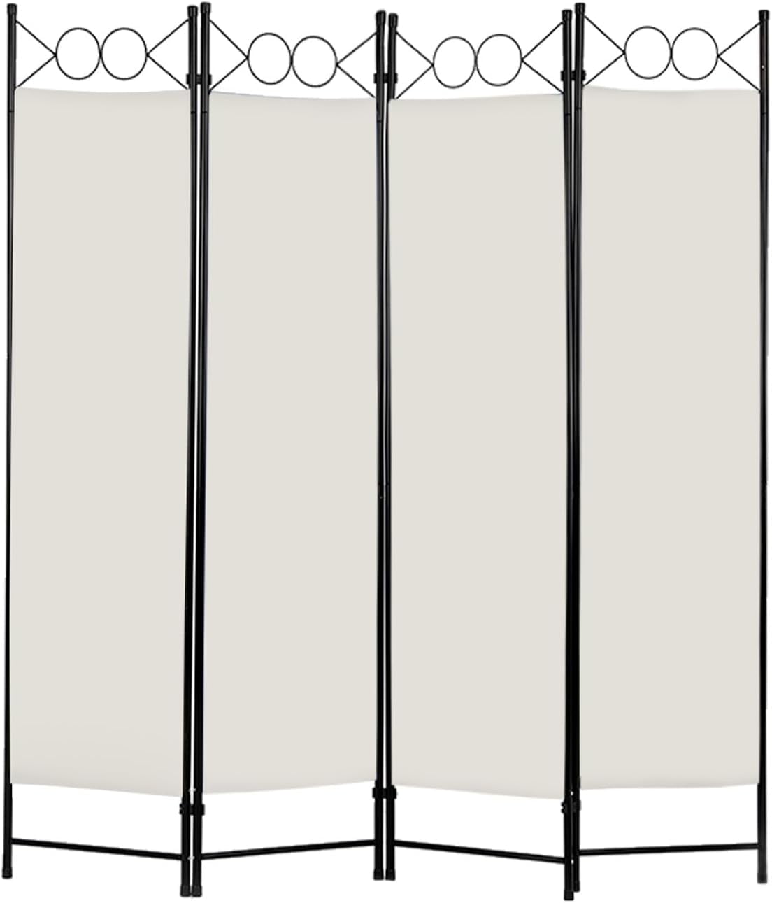 Room Divider,4 Panels Folding Privacy Screen Portable Wall Divider ...