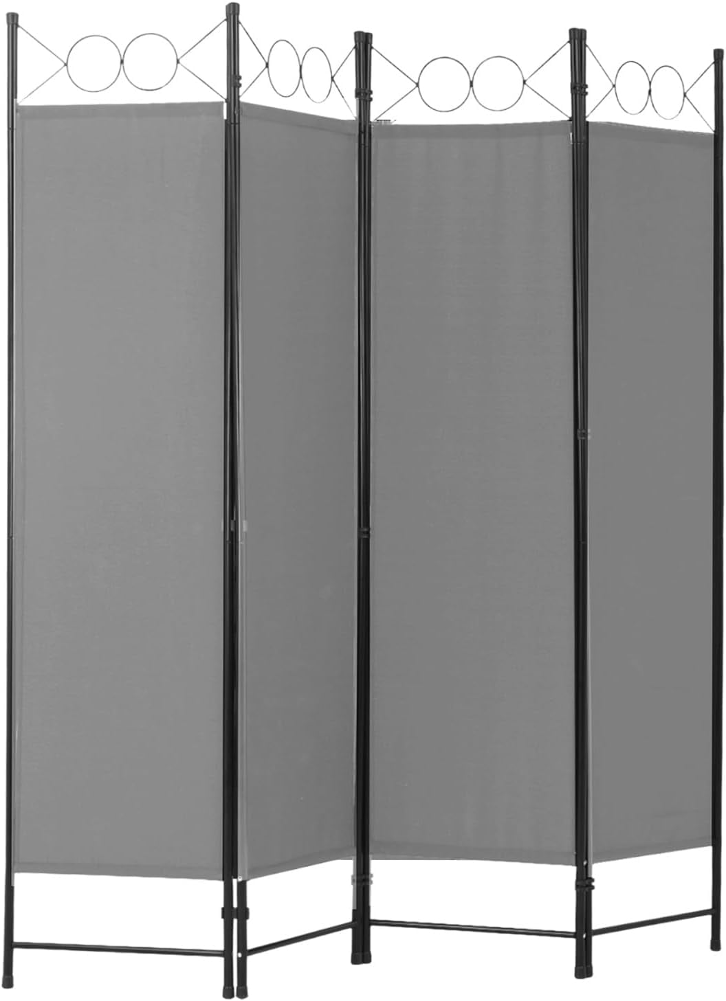 Room Divider,4 Panels Folding Privacy Screen Portable Wall Divider ...