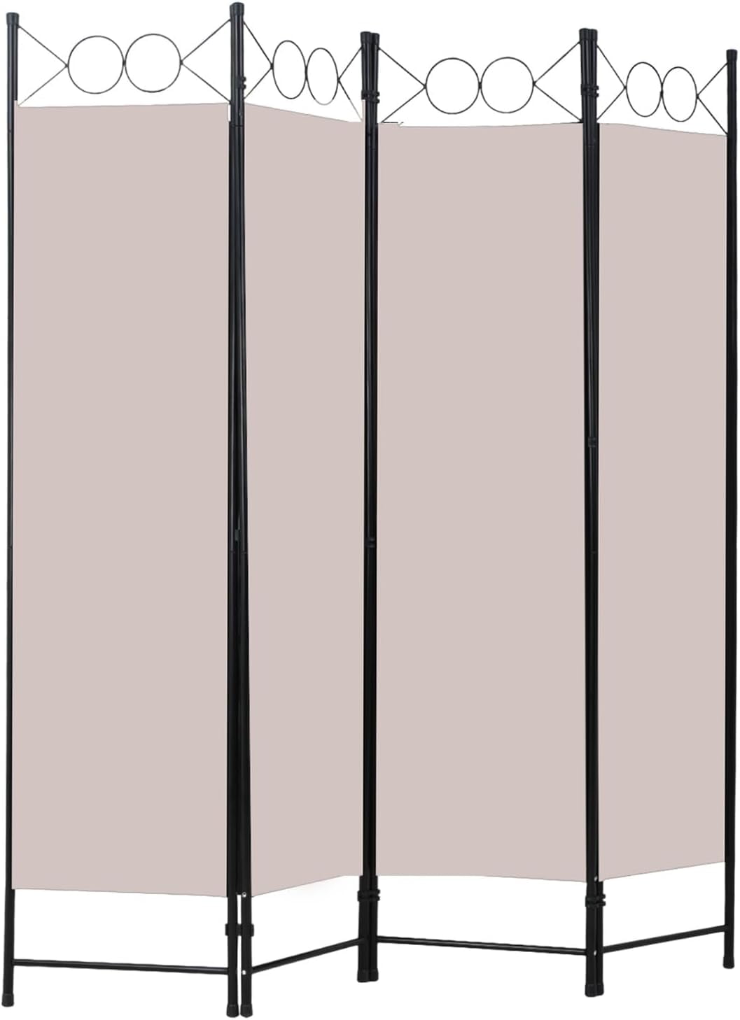 Room Divider,4 Panels Folding Privacy Screen Portable Wall Divider ...