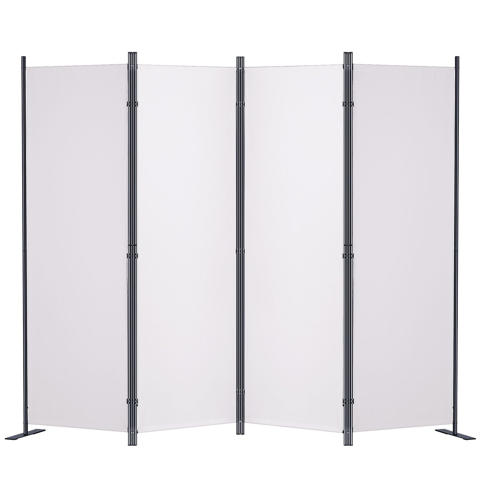 Room Divider, 5.6 ft Room Dividers and Folding Privacy Screens (4-panel ...