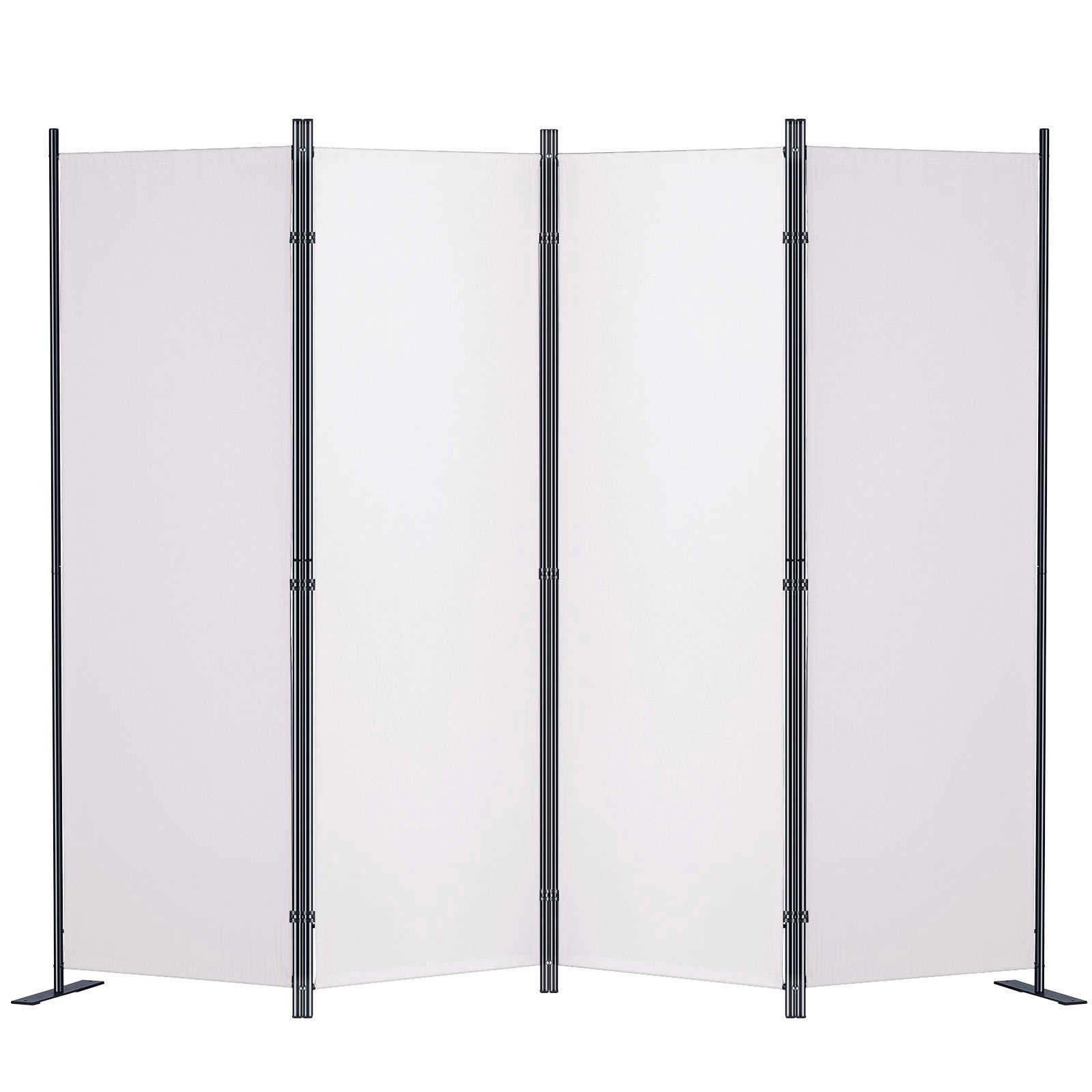 Room Divider, 5.6 ft Room Dividers and Folding Privacy Screens (4-panel ...