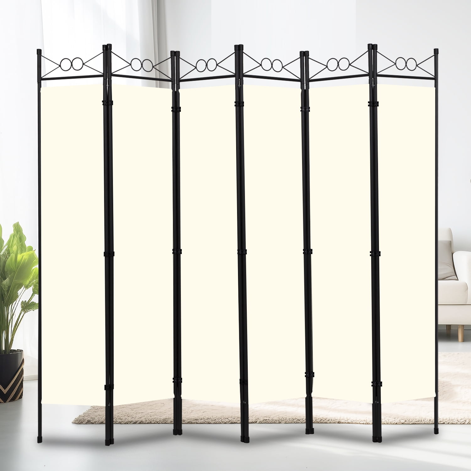 6 Panel Room Dividers Walmart 6 Panel