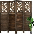 Room Divider 6 Panel Folding Privacy Screen Cutout Room Divider Wall ...