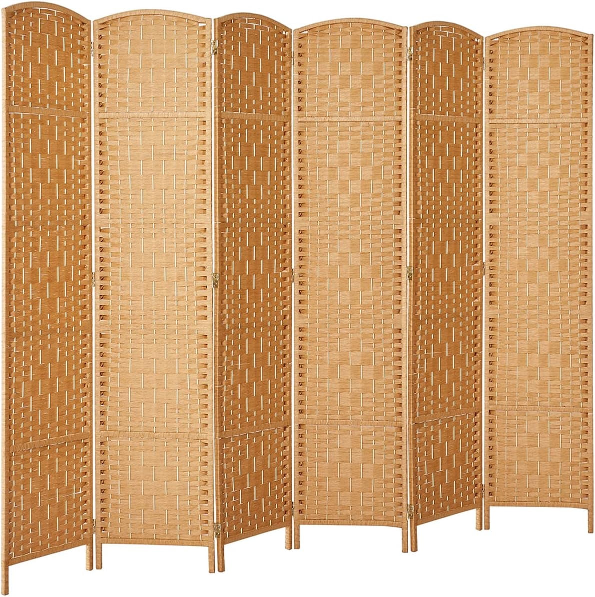 Room Divider, 6 ft Tall Room Dividers and Folding Privacy Screens, 16in ...