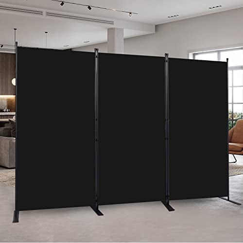 Room Divider 6FT Portable Room Dividers and Folding Privacy Screens, 88 ...