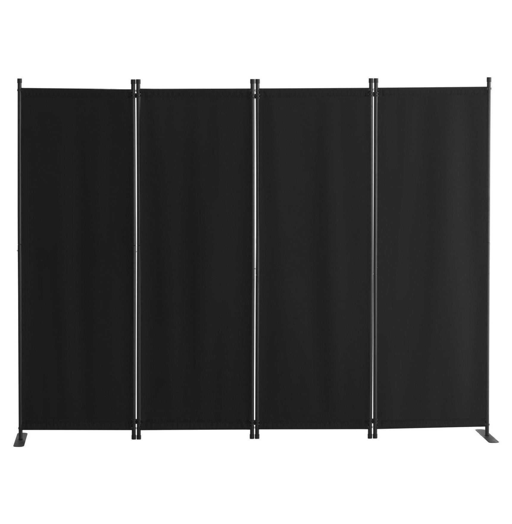 Room Divider 88x67.5 inch, 4 Panel Folding Screen, Fabric Partition for ...