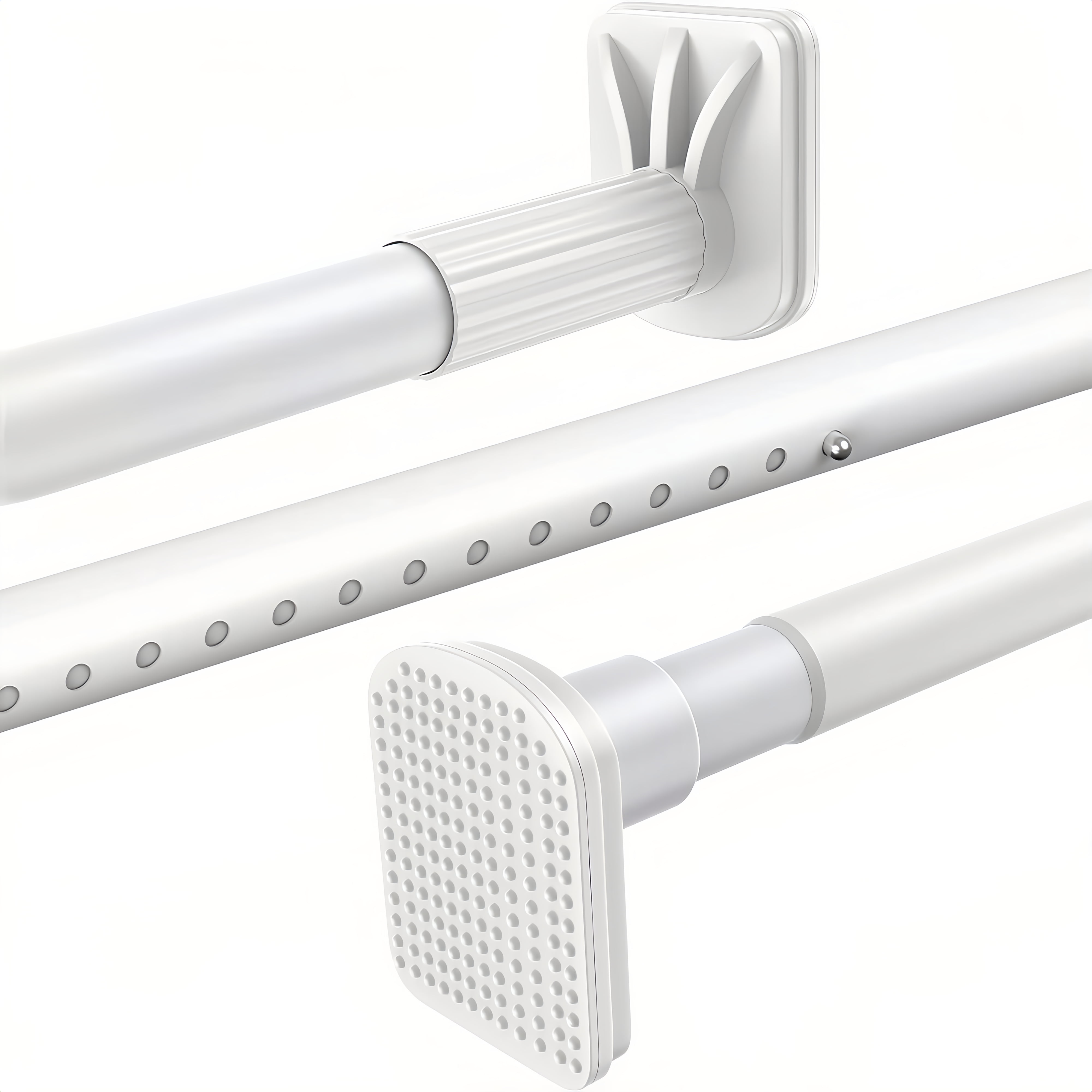Room Divider Adjustable Spring Tension Curtain Rod,Premium Shower ...