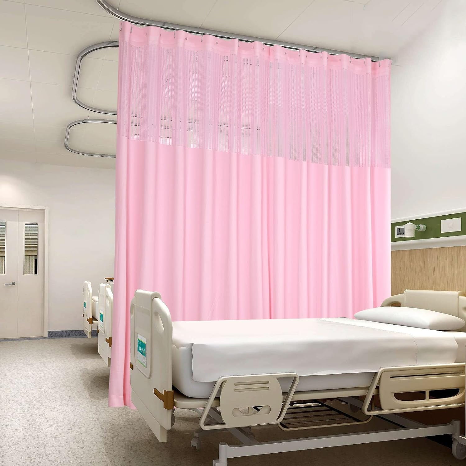 Room Divider Curtain 12ft x 8ft, Hospital Curtain Hanging Medical ...