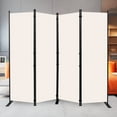 Walmart 4-Panel Foldable Room Divider, 88'' Portable Privacy Screen ...