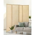 Room Divider Folding Privacy Screen 6 Panel Room Dividers 6 ft. Tall ...