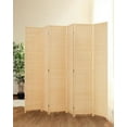 Room Divider Folding Privacy Screen 6 Panel Room Dividers 6 ft. Tall ...