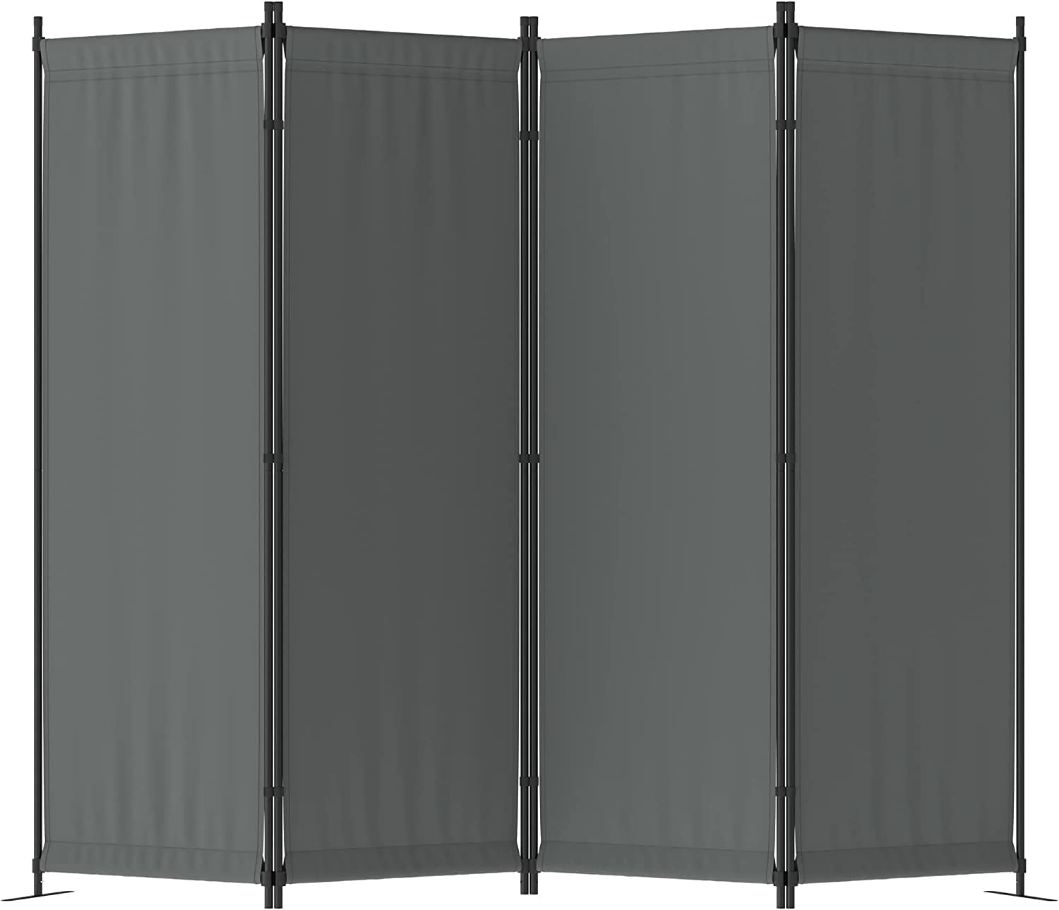Room Divider, Folding Privacy Screens, 4 Panel Room Partitions, 88 ...