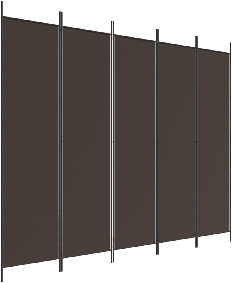 Room Divider and Folding Privacy Screens 5 Panel Partitions Wall ...