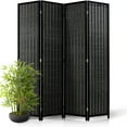 Room Divider Folding Privacy Screens 6 Ft 4 Panel Portable Divider Wall ...