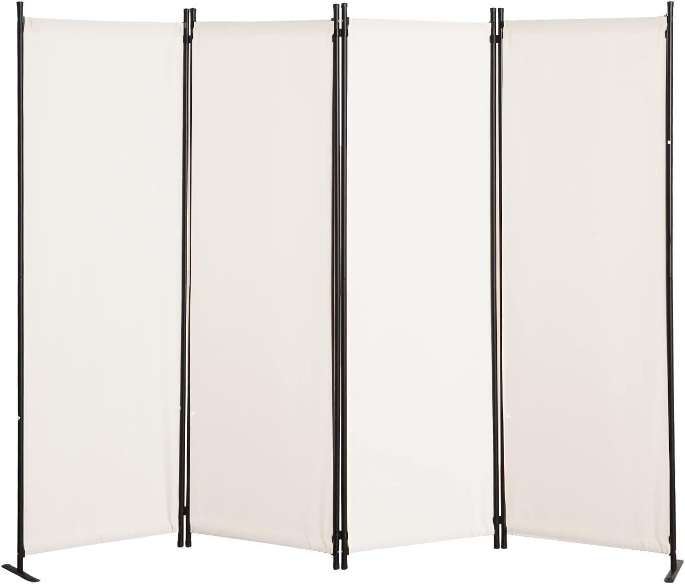 Room Divider Portable and Folding Privacy Screen, 4 Panel Room Divider ...