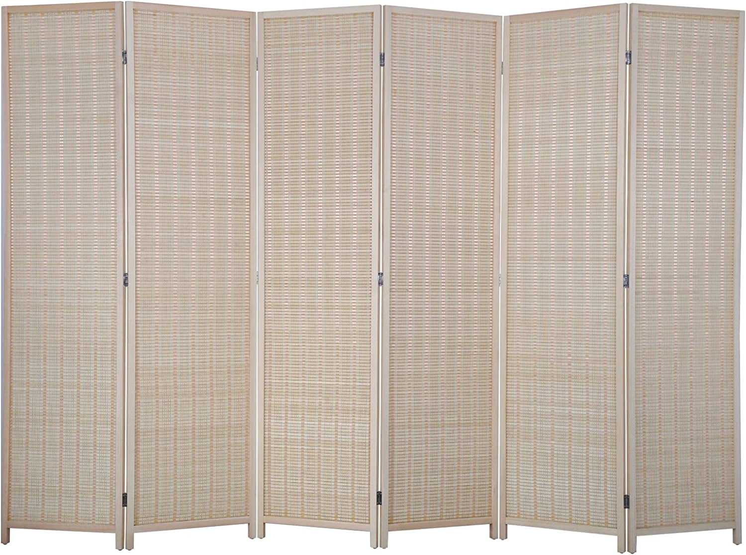 Room Divider Privacy Screen Folding 6 Panels 72" Tall Portable Room ...