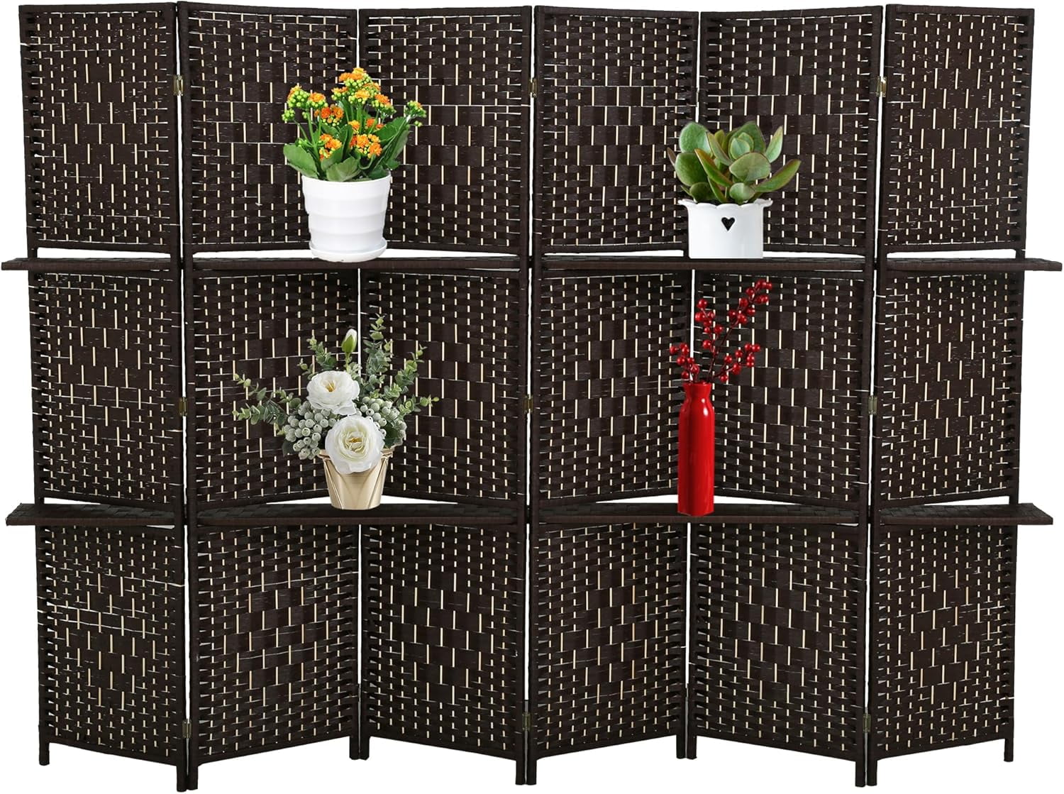 Room Divider Room Screen Divider Wooden Screen Folding Portable ...