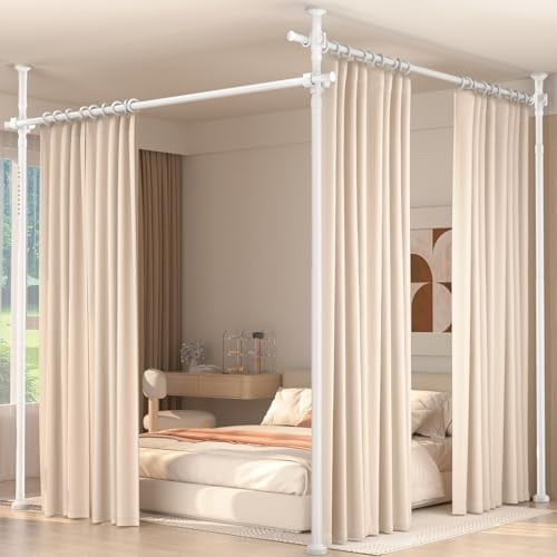 Room Divider for Room Separation,4-10ft(H) 28-140inch(W) Adjustable ...