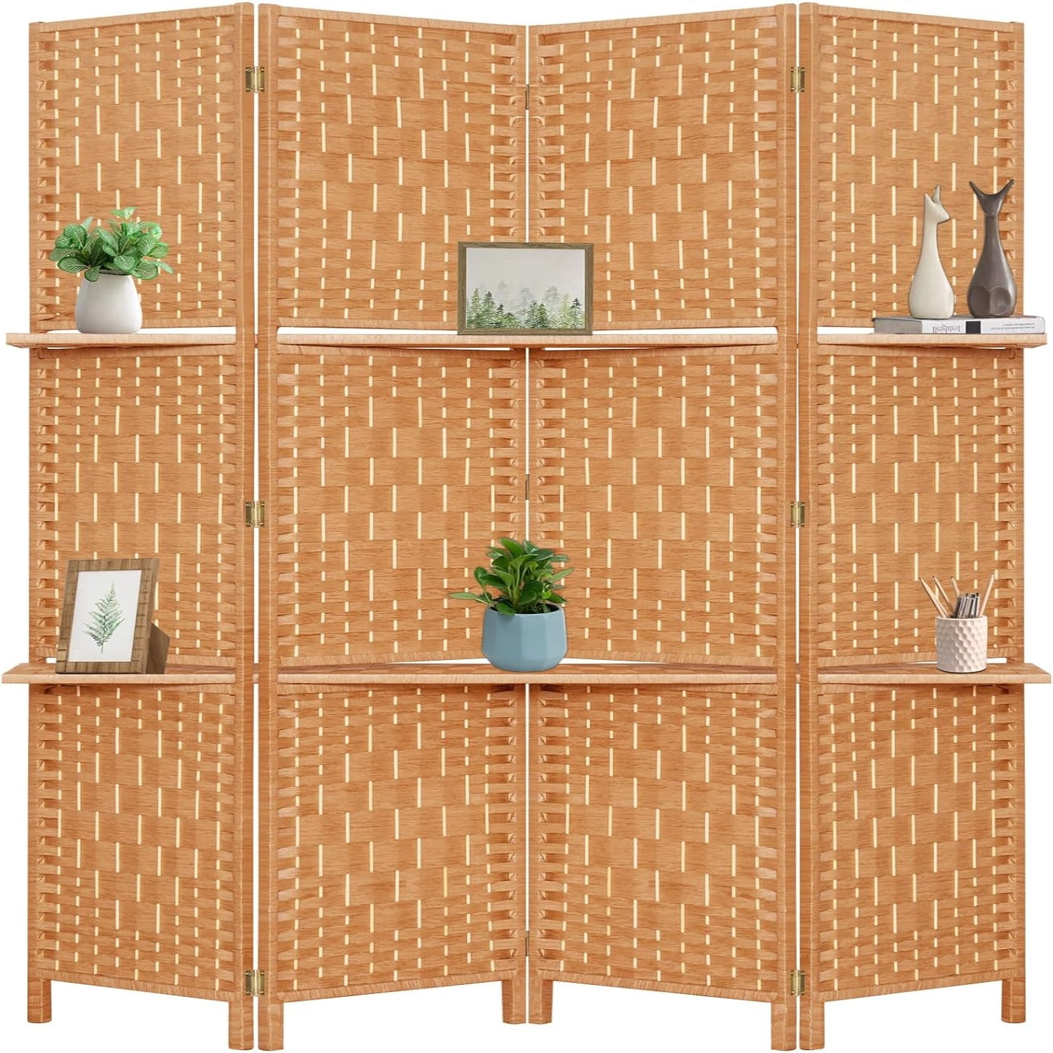 Room Divider with Shelves Room Dividers and Folding Privacy Screens ...