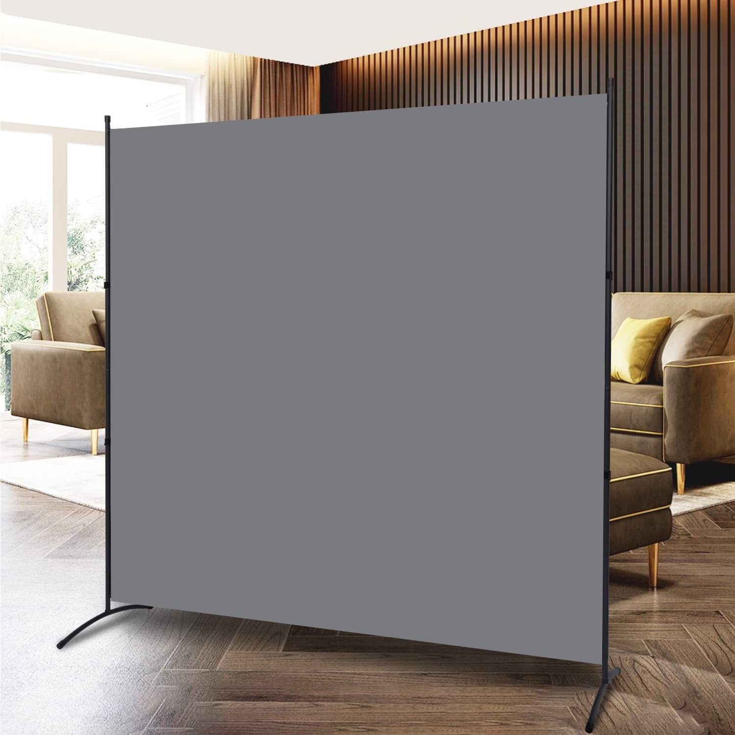 Room Divider Single Panel Privacy Screen, 71''x72''H Large Divider for ...
