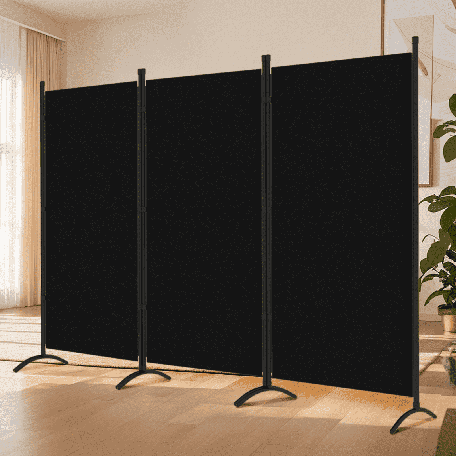 Homscreener Single Panel Room Divider, 71''x72''H, Foldable ...