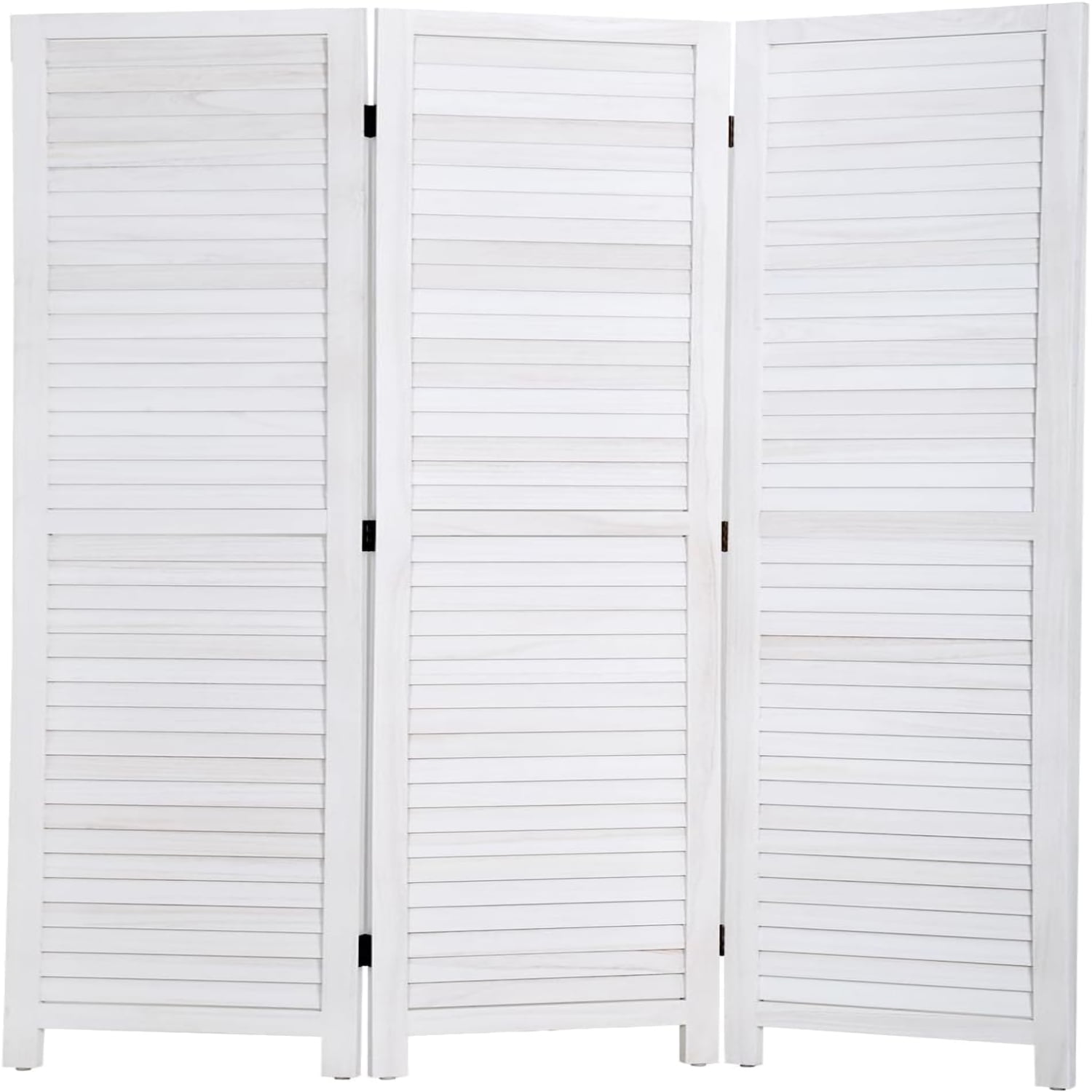 Room Divider Wood Privacy Screen 5.75 Ft Indoor Folding Portable ...