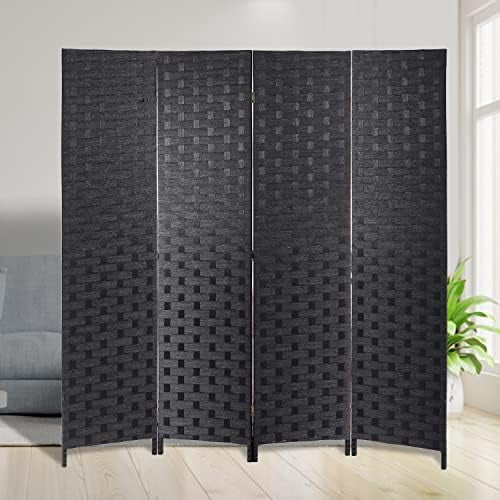 Room Dividers and Folding Privacy Screens, 4 Panel 6 Ft Fold Up ...