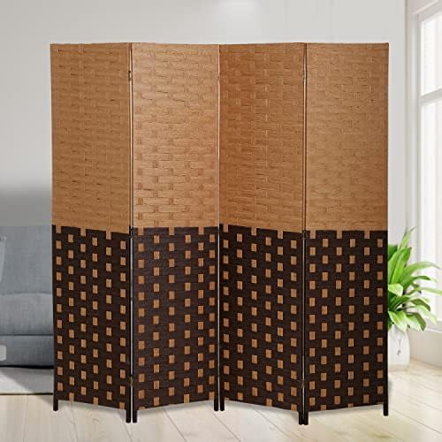 Room Dividers and Folding Privacy Screens, 4 Panel 6 Ft Fold Up ...