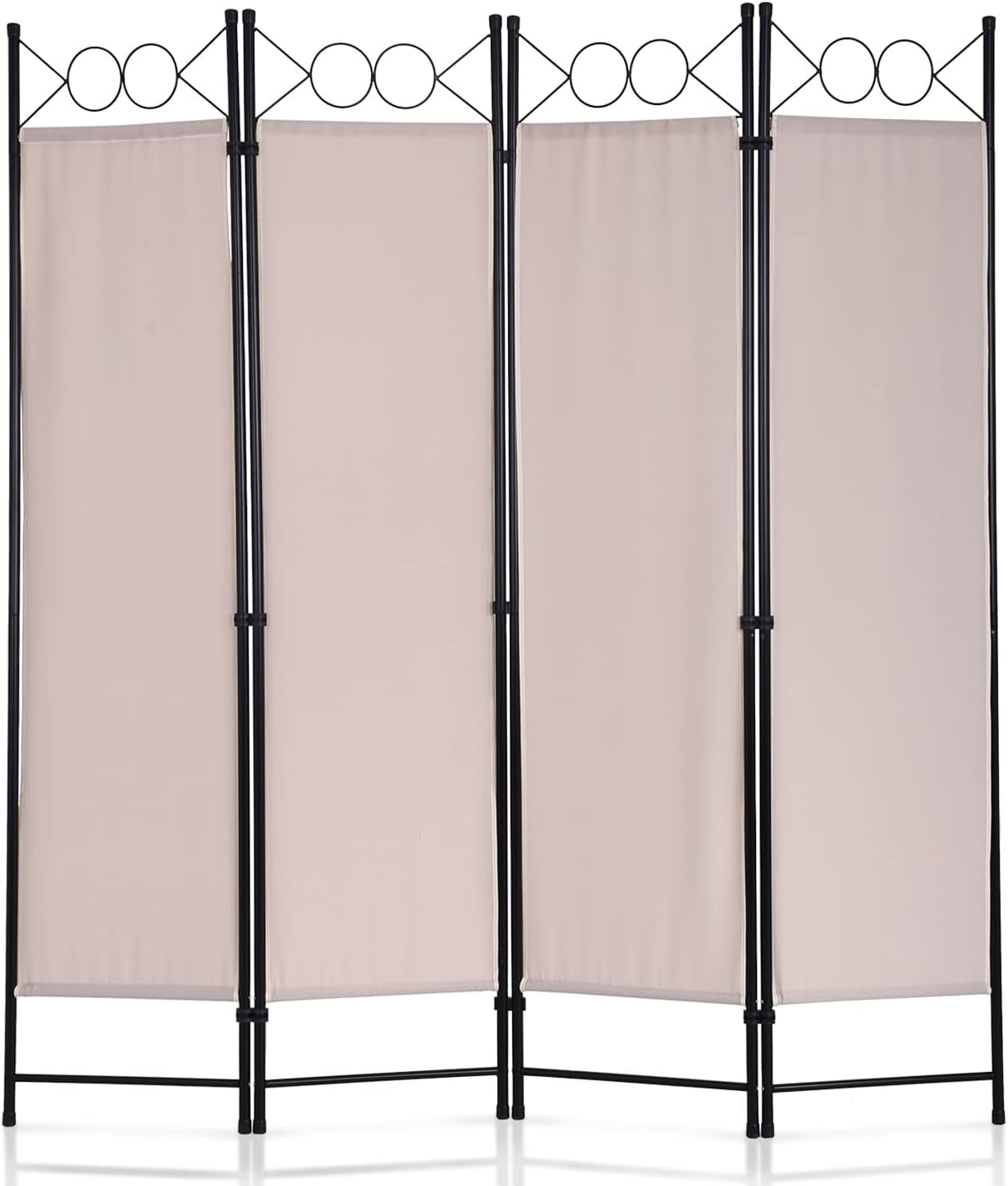 Room Dividers and Folding Privacy Screens, 4 Panel 68 Inch Tall ...